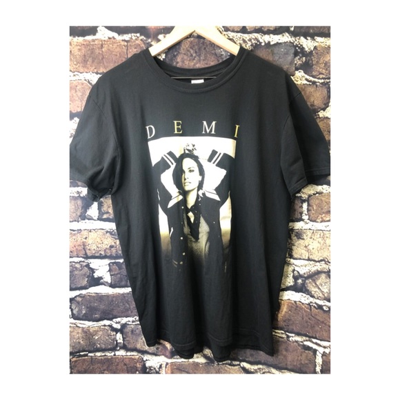 Tops | Demi Concert Tee Unique Band Shirt | Poshmark